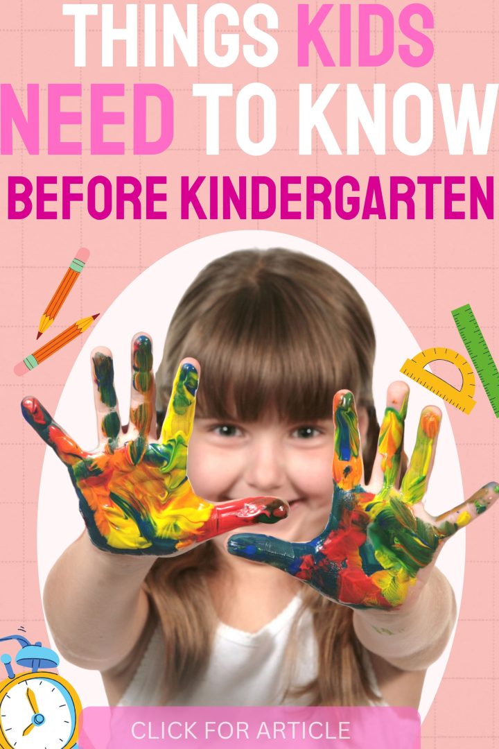 Things Kids Need to Know Before Kindergarten (Parent Guide) - The ...